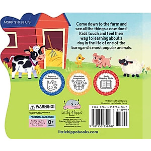 Farm Days with Cow - Touch and Feel Board Book - Sensory Board Book