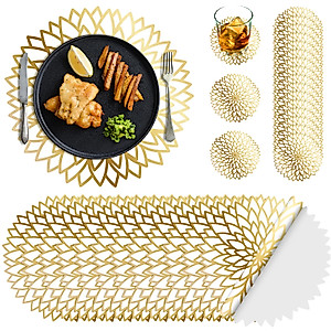 200 Fall Maple Leaf Placemats Decorations Disposable Harvest Leaf Paper Placemats and Coasters Set Thanksgiving Autumn Maple Leaves Shaped Chargers Table Mat Fall Leaf Placemats