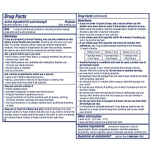 Nicorette 2 mg Mini Nicotine Lozenges to Help Quit Smoking - Mint Flavor Stop Smoking Aid, 20 Count