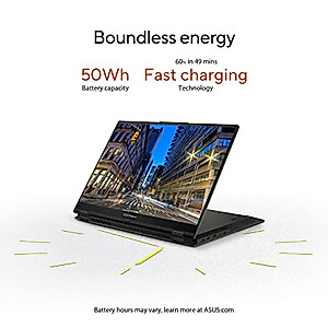 ASUS Vivobook S 16 Flip 16” WUXGA Touch, AMD Ryzen 7 7730U CPU, AMD Radeon Vega 7 Graphics, 8GB RAM, 1TB SSD, Fingerprint Sensor, Stylus Supported, Windows 11 Home, Midnight Black, TN3604YA-DS74T