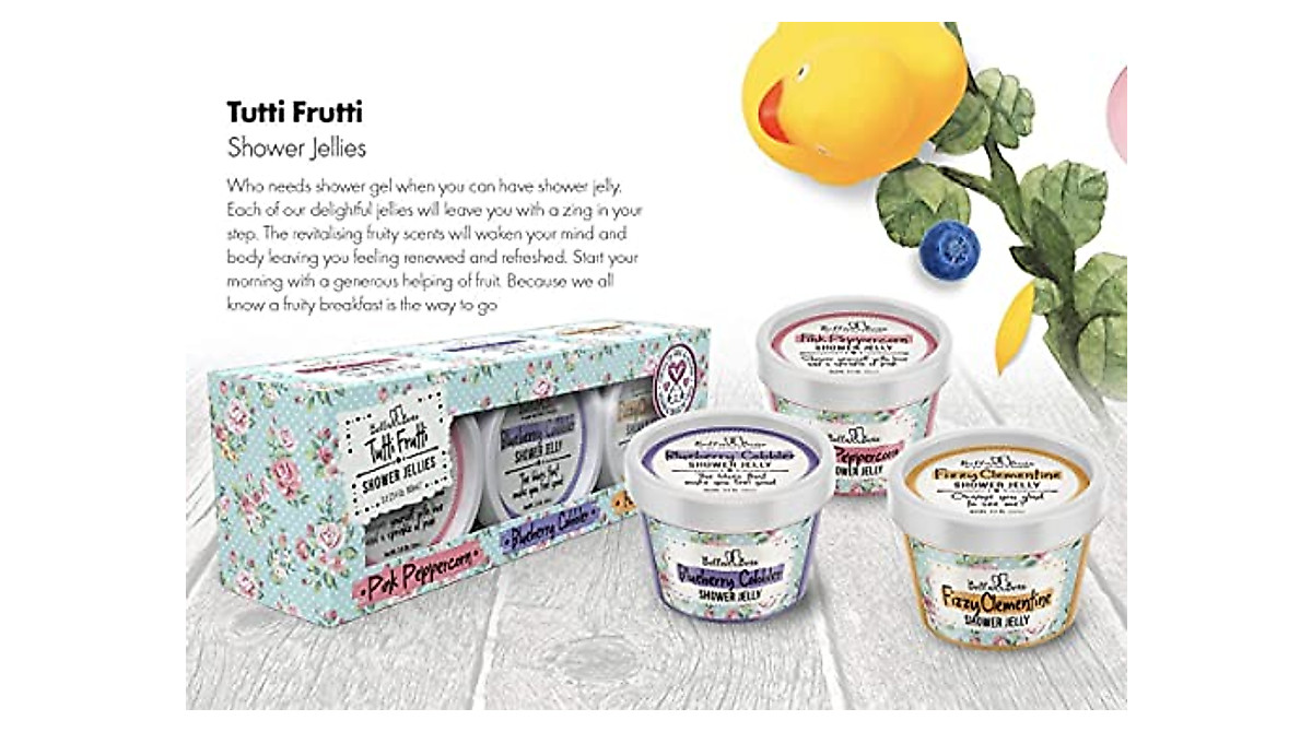 Bella & Bear Tutti Frutti Shower Jellies - Fun & Eco-Friendly Gifts