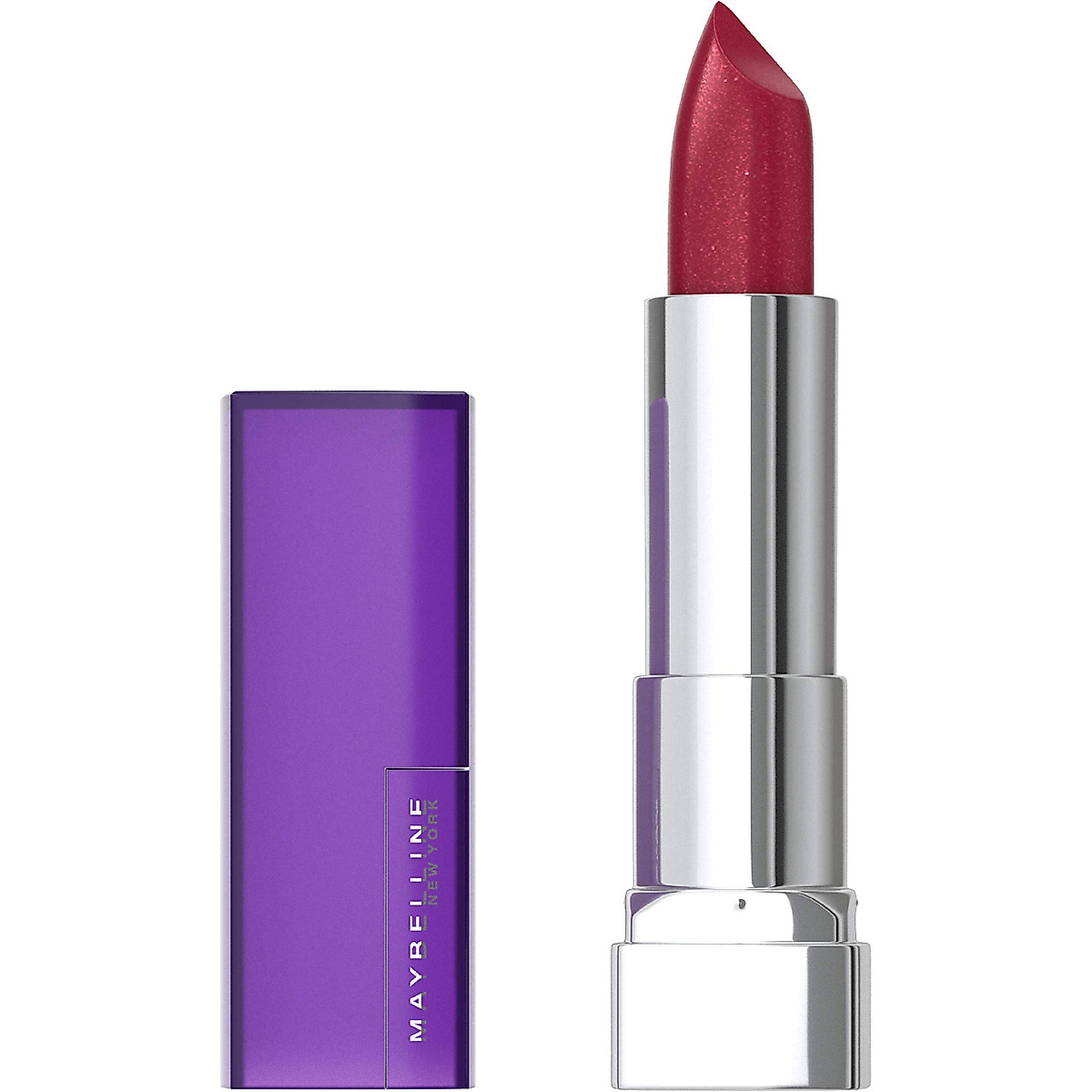 Maybelline Color Sensational Lipstick, Lip Makeup, Matte Finish, Hydrating Lipstick, Nude, Pink, Red, Plum Lip Color, Copper Rose, 0.15 oz; (Packaging May Vary)