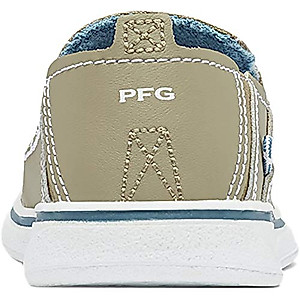 Columbia unisex child Youth Bahamaâ„¢ Pfg Uniform Dress Shoe, Pebble, White, 2 Little Kid US