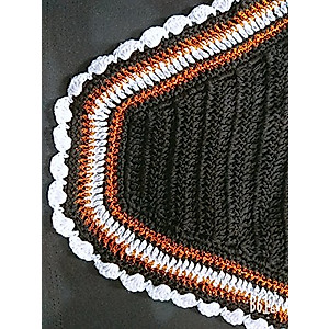 Avani Creations Ad Horse Ear Net Crochet Fly Veil Equestrian Fly Bonnet/veil/mask Standard Size