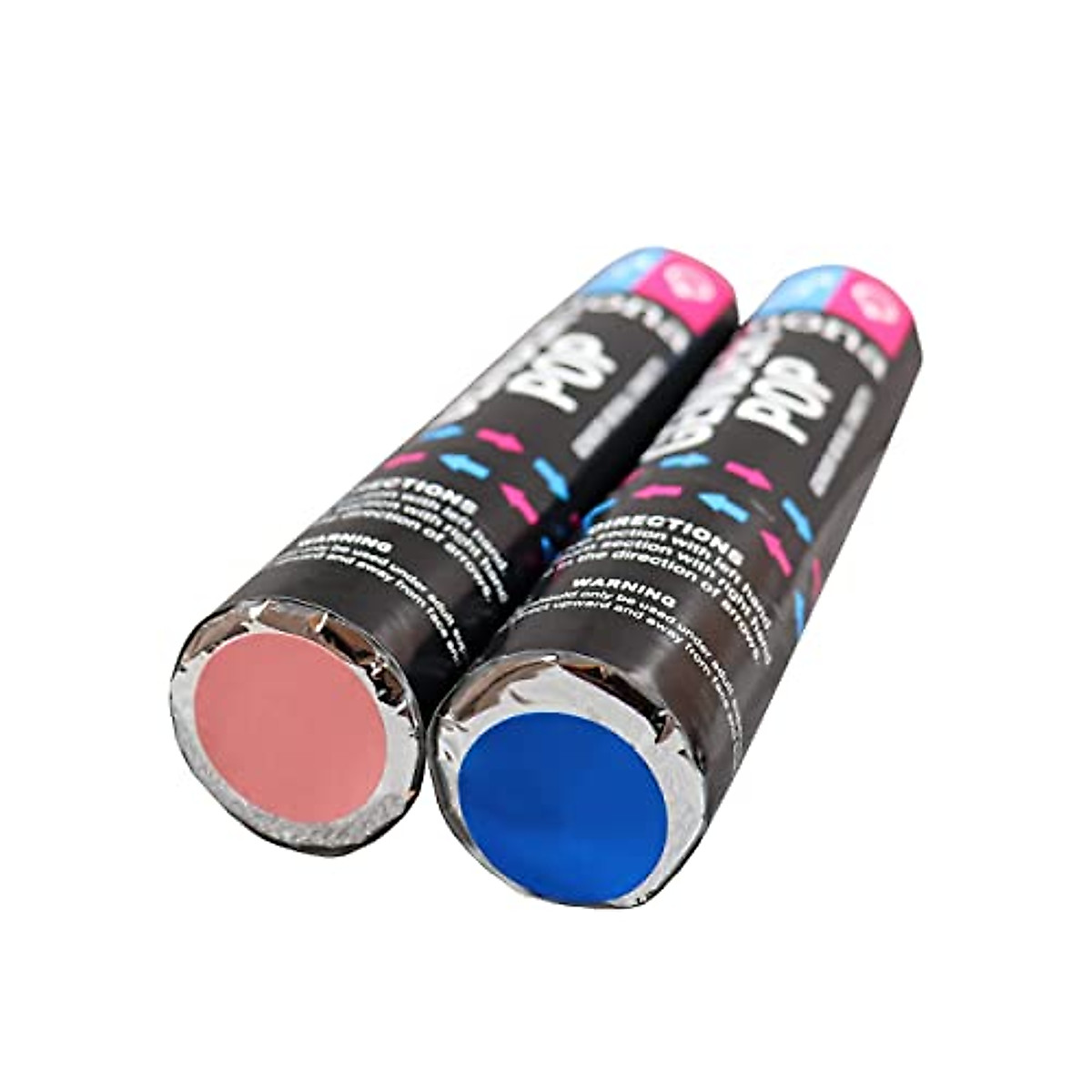 Mona Gender Reveal Confetti Cannon- 6-Pack (3 Blue, 3 Pink) - Gender Reveal Confetti Poppers, Baby Gender Reveal Party Supplies Kit, Great Gender Reveal Ideas