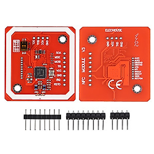 AITRIP 2 PCS PN532 NFC NXP RFID Module V3 Kit Near Field Communication Reader Module Kit I2C SPI HSU with S50 White Card Key Card Compatible with Arduino Raspberry Pi DIY Smart Phone Android Phone