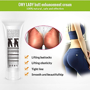 Butt Enhancement Cream, Buttocks Enlargement Enhancer Hip Butt Lifting, Improving Hip Sagging, Hip Dropping, Hip Grain Effective Butt Enlargement Massage Cream 100g