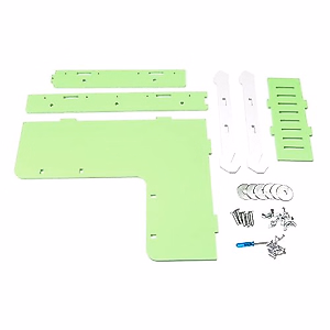 Alfie Pet - Kick Wood Ladder Platform for Mouse, Chinchilla, Rat, Gerbil and Dwarf Hamster - Color: Green