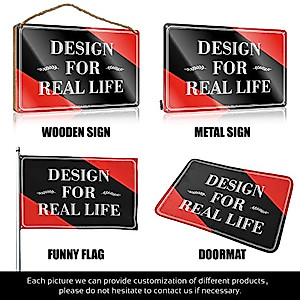 Dsoluuing Man Cave Signs and Decor Beware of Moose Elk Deer Sign Metal Bar Signs Funny Signs (Size : 20X30CM)