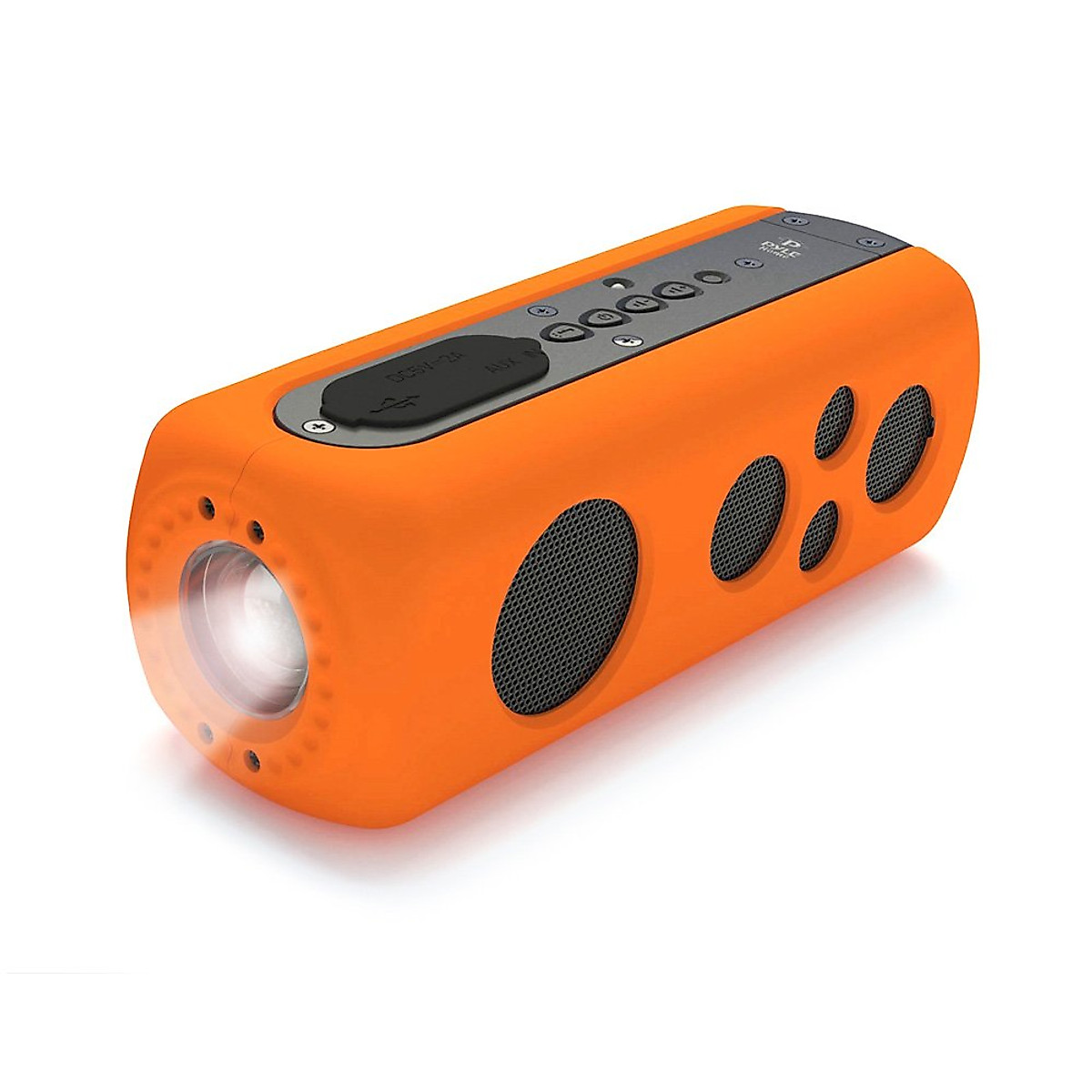 Pyle Sound Box Splash Sports Portable Speaker - Wireless Rugged Waterproof Bluetooth Compatible audio Stereo with AUX In Jack, Rechargeable Battery - iPhone Android iPad, MP3 PWPBT75OR (Orange)