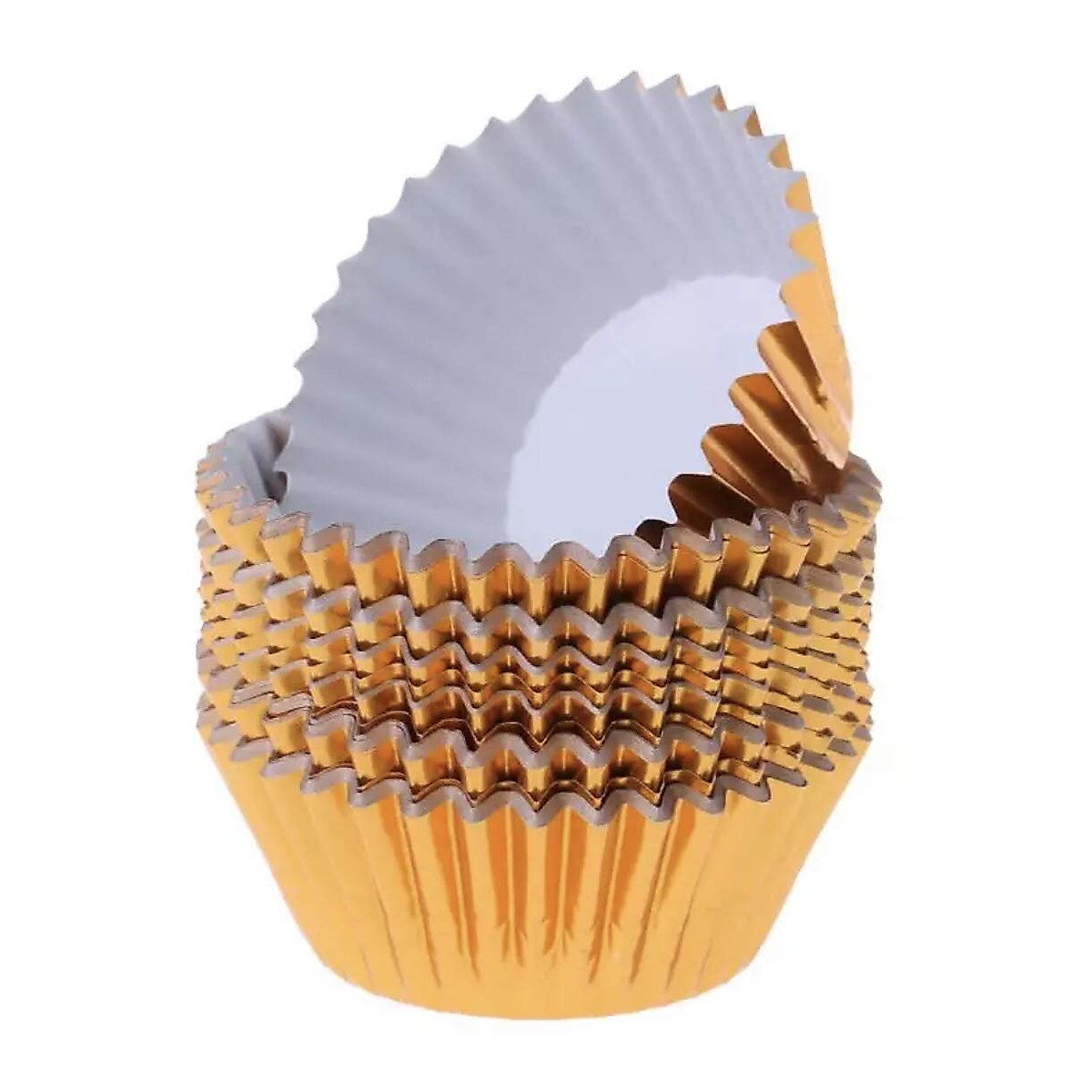 Bakell Metallic Orange Cupcake Liners (25pc, 100pc, 500pc, 2000pc, 5000pc, 10000pc)