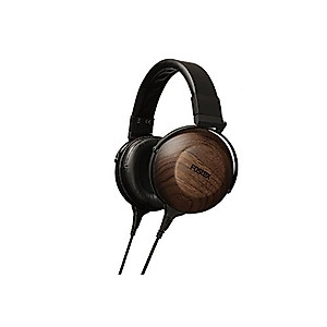 Fostex TH-610 Premium Stereo Headphones with Tesla Magnetic Circuit, Black/Walnut