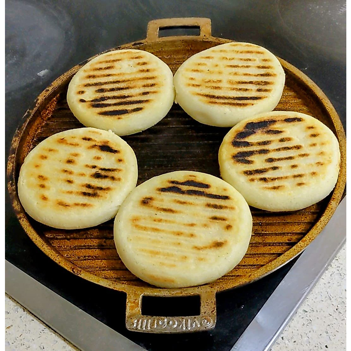 VIKO® Budare Pro Grill arepas precurado 26cm 10.2" Grill-Griddle @vikogrills Gauchogrillx® Hecho en Venezuela