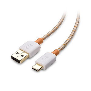 Cable Matters Braided USB C Cable with 3A Fast Charging in Gold 3.3 Feet for Samsung Galaxy S20, S20+, S20 Ultra, Note 10, Note 10+, LG G8, V50, Google Pixel 4, and More