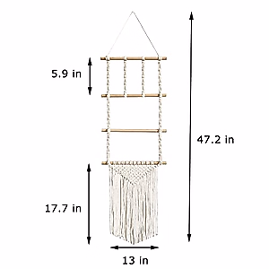 ZeJlo Headband Holder Hair Bows Organizer for Girls, Baby Headbands Hair Accessories Organizer, Storage Bohemian Style, Hand-Crafted
