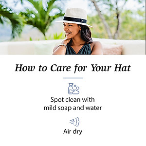 Wallaroo Women’s Petite Palm Beach Fedora (Beige Small) – UPF 50+ UV Protection Sun Hat, Packable, Adjustable, Small Size – Hat for Travel, Beach, Hiking, Outdoor Activities, Gardening, Everyday