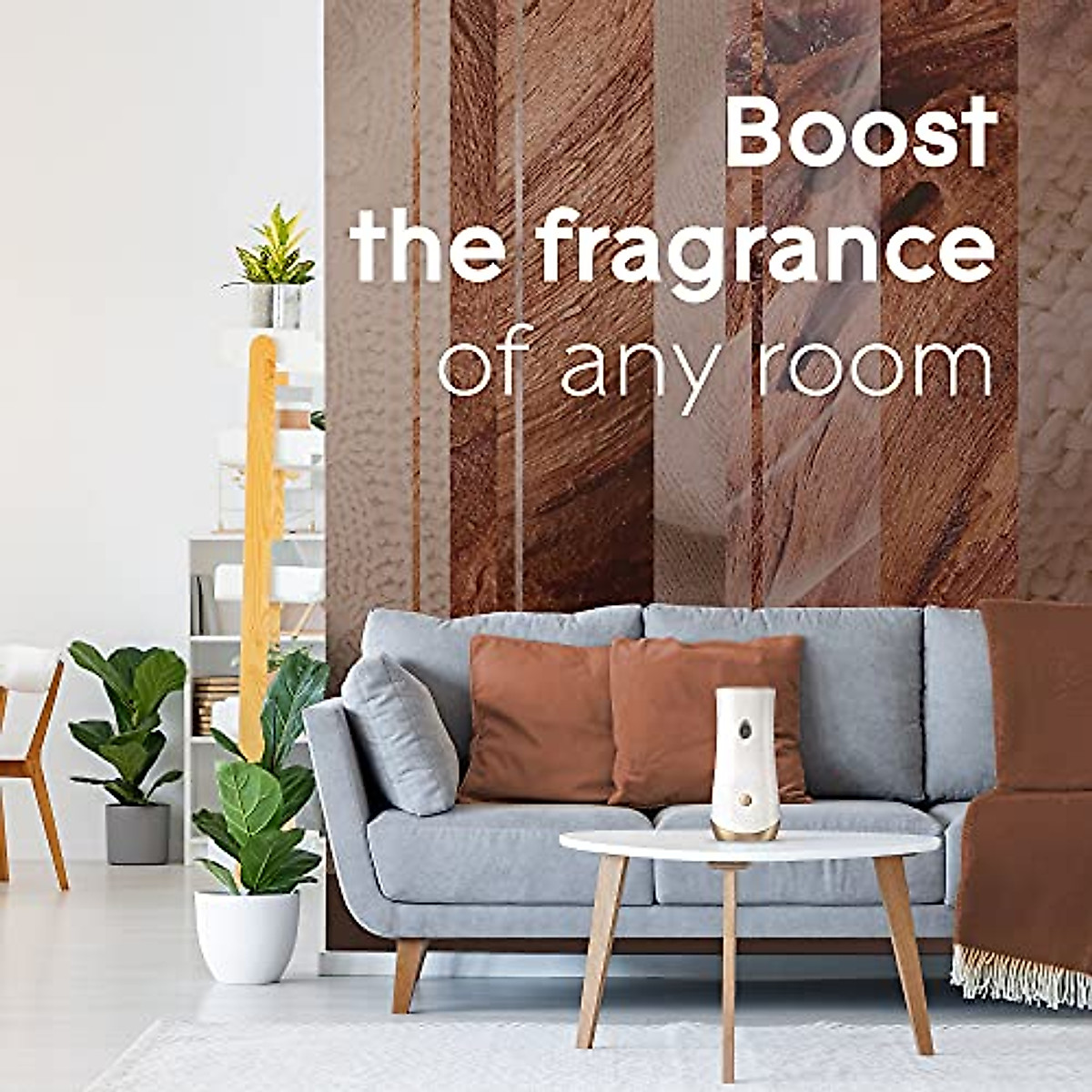 Glade Automatic Spray Refill, Air Freshener for Home and Bathroom, Cashmere Woods, 6.2 Oz, 2 Count