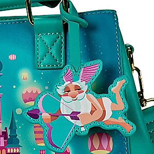 Loungefly Tangled Rapunzel Castle Glow in the Dark Crossbody Bag