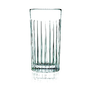 RCR 25753020006 Timeless Crystal Glassware Hi-Ball Glasses, Set of 6