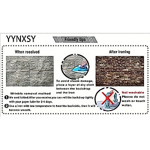 YYNXSY 7x5FT Brown Brick Wall Background Brick Background Large Fabric Brick Photo Background Baby Shower Birthday Party Wedding Graduation Home Decoration Photo Booth Props Banner YY-5