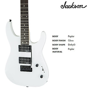 Jackson JS Series Dinky JS12, Amaranth Fingerboard, Snow White Electric Guitar