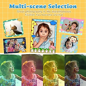 EQUITARE Digital Camera for Kids, 2.0 Inch 1080P HD Rechargeable Electronic Mini Cute Camera for Students, Teens, Kids, Portable Cameras Christmas Birthday Gift