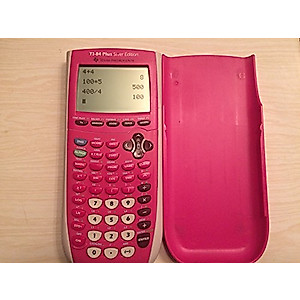 Texas Instrument 84 Plus Silver Edition graphing Calculator (Full Pink in color) (Packaging may vary)