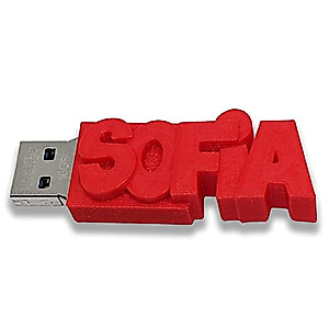 Customized USB Stick with Personalized Name, Date or Message in Your Choice of 15 Vibrant Colors. Choose 8, 16, 32GB Thumb Drive. Fun Gift for Birthday, Wedding, Business