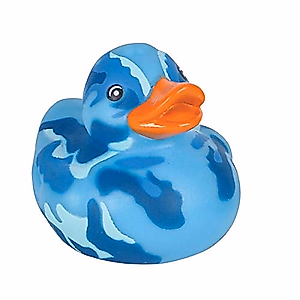 Camouflage Rubber Duck Toy Duckies for Kids, Bath Birthday Gifts Baby Showers Summer Beach and Pool Activity, 2"