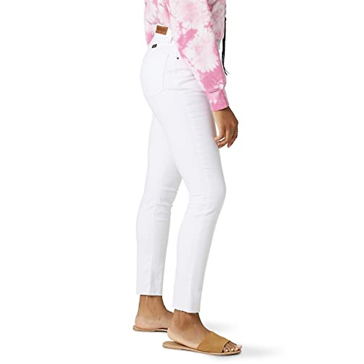 Wrangler womens High Rise Unforgettable Skinny Jeans, Bright White, 12 US