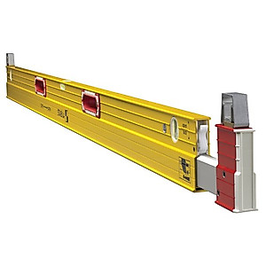 Stabila 35712 Extendable (7 to 12 foot) Plate to Plate Level, Yellow