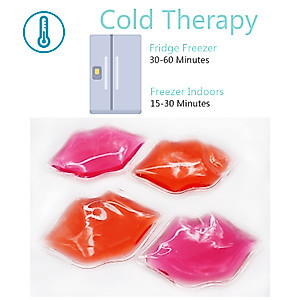 Ice Pack for Lip Filler, Lip Ice Pack Bulk (20 Pack) Small Ice Pack for Mouth, Injections, Injuries, Bruises