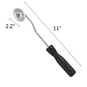 Fiberglass Roller Tools Kit, 3pcs Fiberglass Resin Laminating Bubble Roller Set for Tub Shower Bathtub Boat Repair
