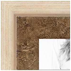 ArtToFrames 10x17 Inch Multi Picture Frame, This 0.94 Inch Custom Wood Poster Frame is Other - Comes with Regular Glass and Corrugated Backing (2WOME398402-10x17)