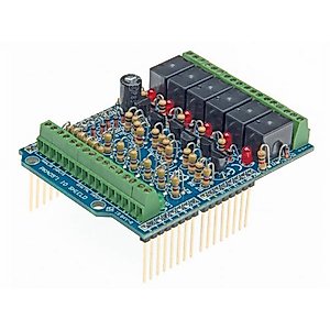 Velleman VMA05 I/O Shield for Arduino, 1 Grade to 12 Grade, 2.75" L x 2.16" W x 1.18" H