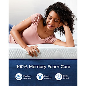 Dreamsmith 3 Inch Gel Memory Foam Mattress Topper Twin Size, Breathable Pressure Relief Mattress Topper, Washable Cover with Elastic Straps & Non-Slip Bottom, CertiPUR-US Certified, Cooling