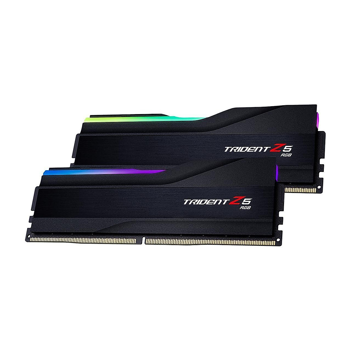 G.Skill Trident Z5 RGB Series (Intel XMP) 32GB (2 x 16GB) 288-Pin SDRAM U-DIMM DDR5 6000 CL32-38-38-96 1.35V Dual Channel Desktop Memory F5-6000J3238F16GA2-TZ5RK (Matte Black)