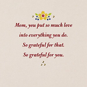 Hallmark Signature Birthday Card for Mom (Grateful for You)