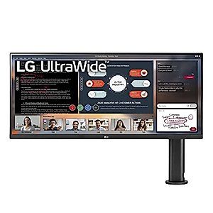 LG 34WP500-B.AUS 34” UltraWide FHD HDR Monitor with FreeSync