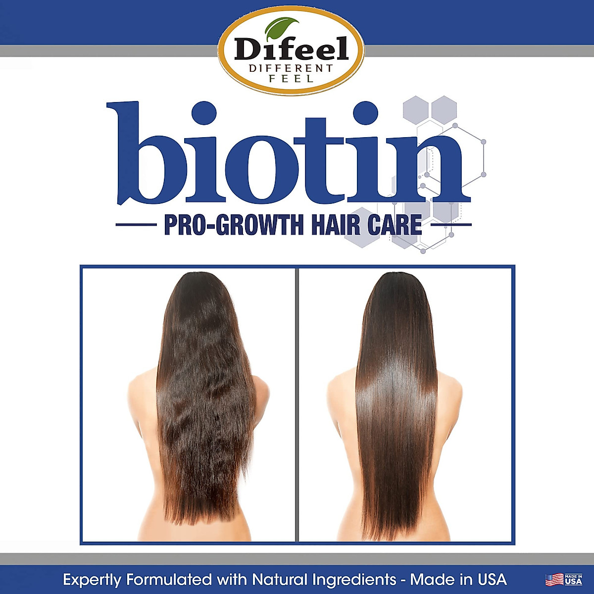Difeel Pro-Growth Biotin Conditioner for Hair Growth 33.8 oz. - Conditioner for Thin Hair