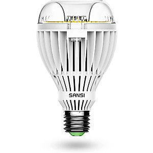 SANSI 350W Equivalent A21 LED Light Bulbs, 5500 Lumens 5000K Daylight Light Bulbs, Non-Dimmable E26 Bulb w/Ceramic Technology, 22.5 Years Lifetime, 36W Power Energy Saving LED Bulb for Home Workspace
