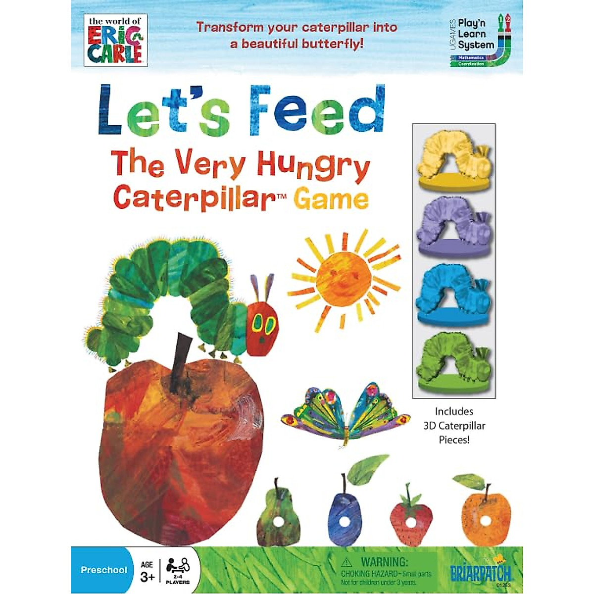 Briarpatch Let's Feed The Very Hungry Caterpillar Game, Brown