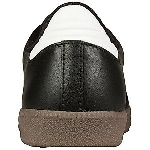 adidas Boy's Samba Classic Soccer Shoe, Black/White/Black, 2 Little Kid