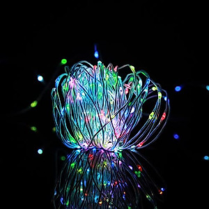 YESTORY 66Ft Plug in LED String Lights for Party Holiday Wedding Christmas Decoration
