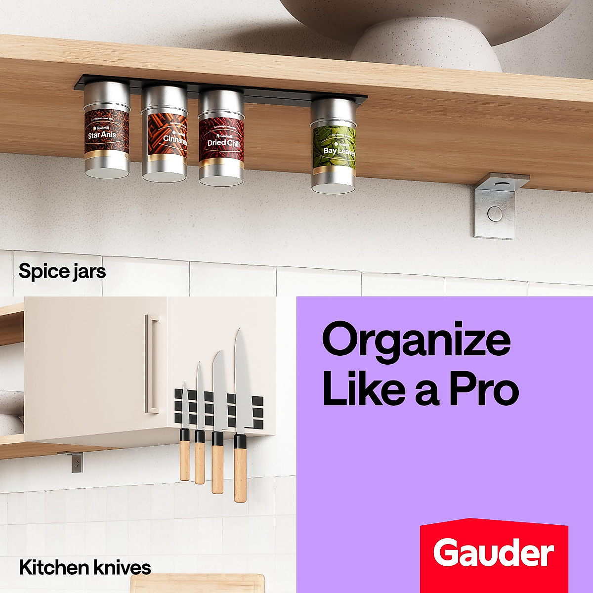 GAUDER Magnetic Tape Self Adhesive (0.6 Inch x 10 Feet) | Magnetic Strips with Adhesive Backing | Magnet Roll