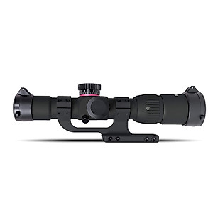 Monstrum G2 1-4x24 First Focal Plane FFP Rifle Scope | ZR300 H-Series Offset Scope Mount | Bundle