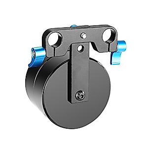 Neewer Aluminum Alloy 4.6lbs/2.1kg Removable Counter Weight for Balancing Shoulder Mount Rig Stabilizer Fits 15mm Rods(Blue+Black)