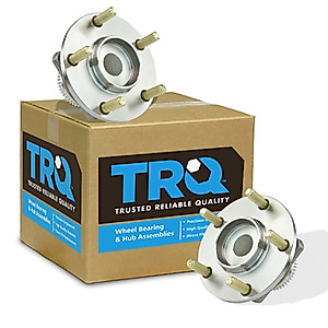 TRQ Rear Wheel Hub & Bearing LH & RH Pair for Mitsubishi Galant Eclipse w/ABS