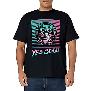 Cobra Kai Yes Sensei Retro Neon T-Shirt