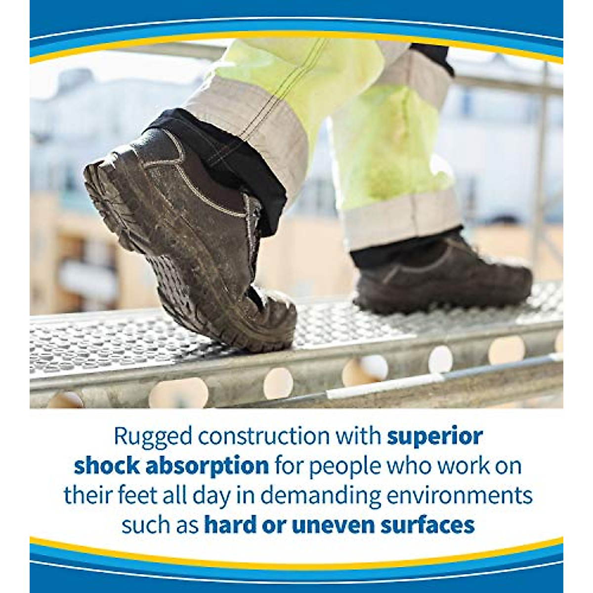 Dr. Scholl's Work Insoles All-Day Shock Absorption and Reinforced Arch Support that Fits in Work Boots and More (for Women's 6-10)